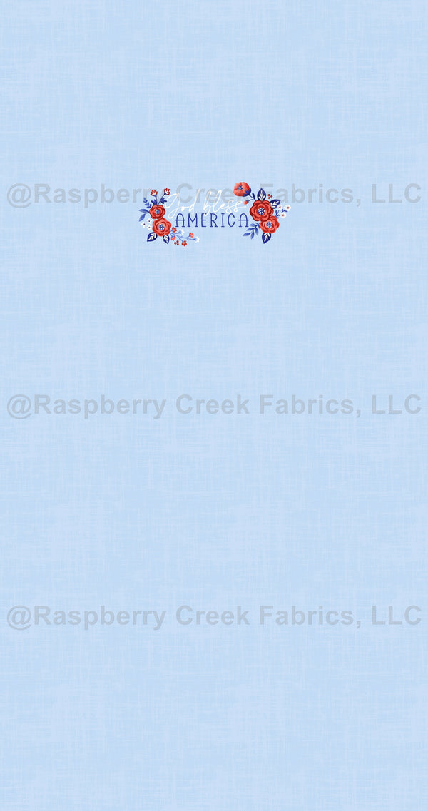 All American Panel- God Bless America - Raspberry Creek Fabrics