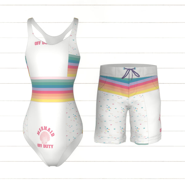 Project Under the Sea: Complete Swim Set Rainbow - Raspberry Creek Fabrics