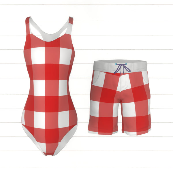 Red Gingham - Raspberry Creek Fabrics