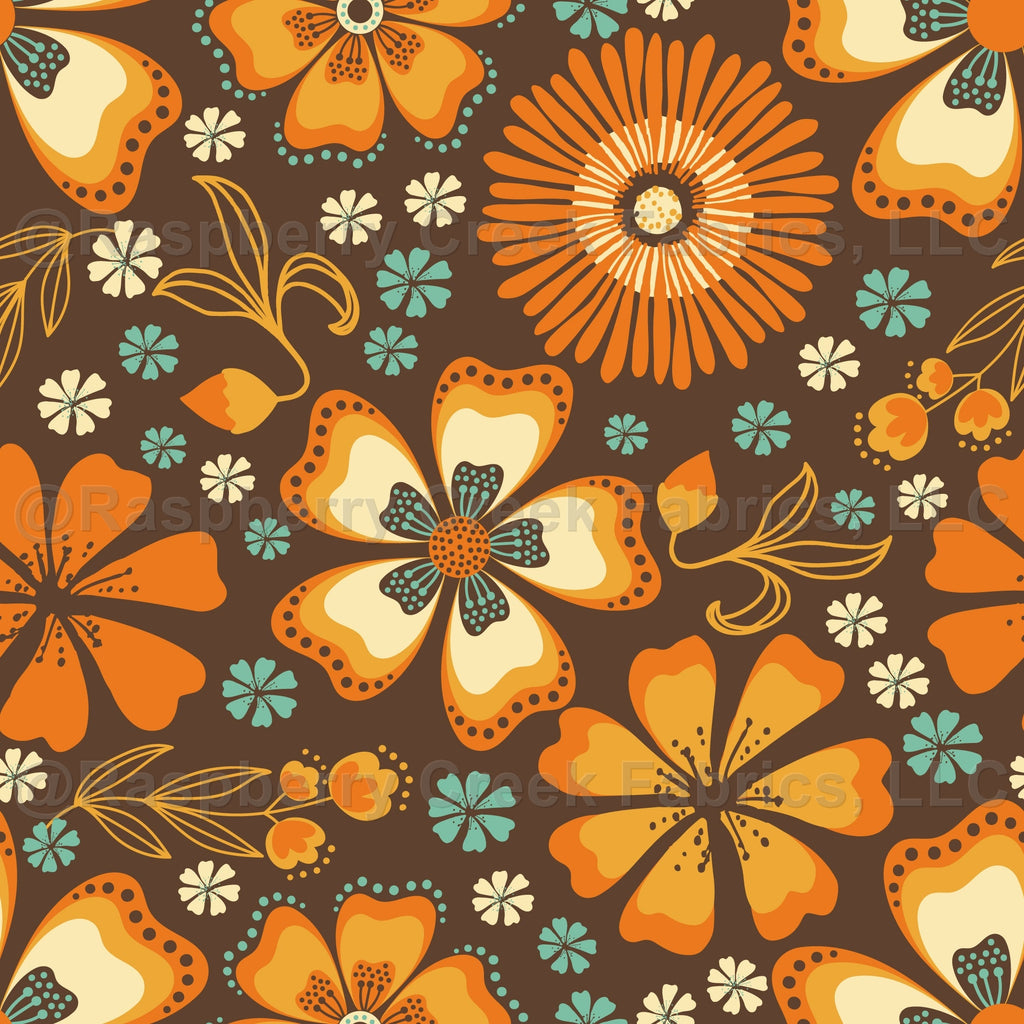70s patterns fabric