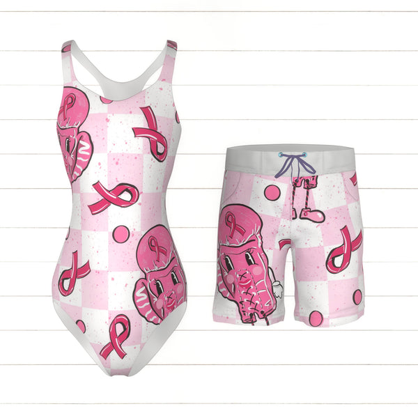 awareness, black, Black checkered, boxing glove, breast cancer, breast ...