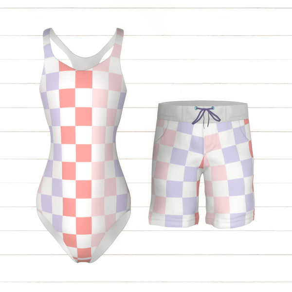 Checkers - Princess - Raspberry Creek Fabrics