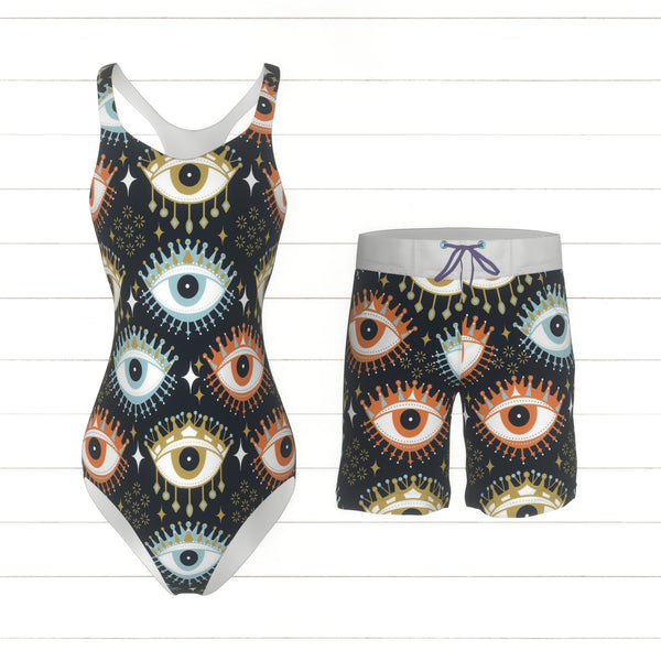 Evil eye - eye protection charm - Raspberry Creek Fabrics