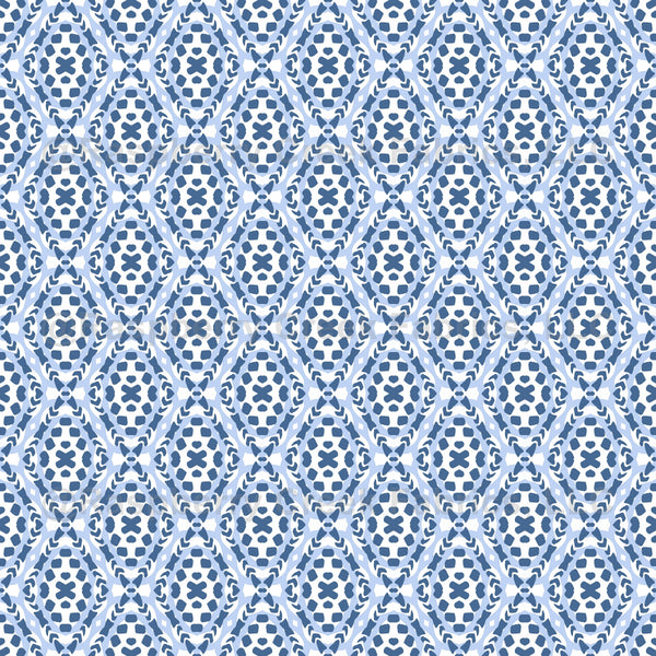 Blue Diamond Weave - Diamond shaped pattern formed by small geometric ...