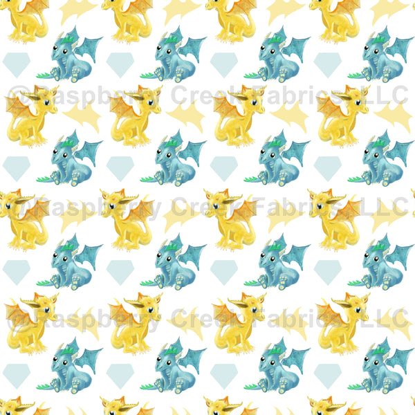 Baby Dragons - Raspberry Creek Fabrics
