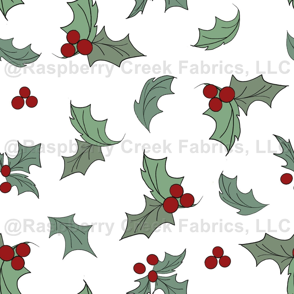 Holly Berry Clusters - Raspberry Creek Fabrics