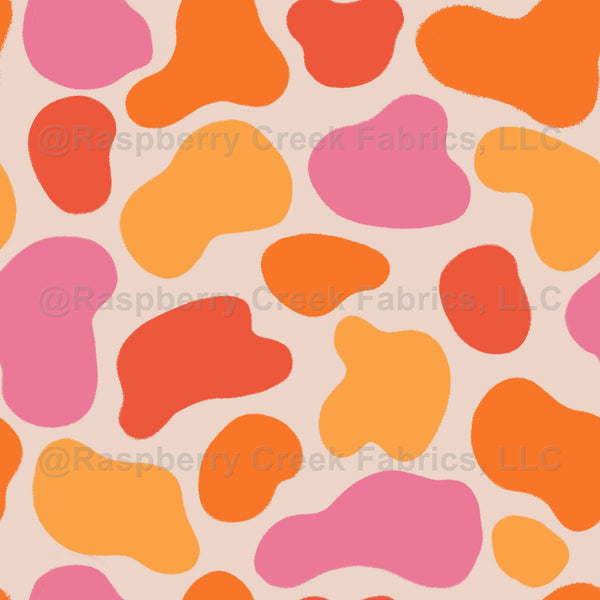 Cute Colorful Fun Cow Spots, Girly Cowhide Farm Animal Fur Skin Leathe ...