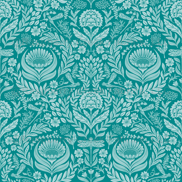 Ultra-stready Damask Wallpaper - Raspberry Creek Fabrics