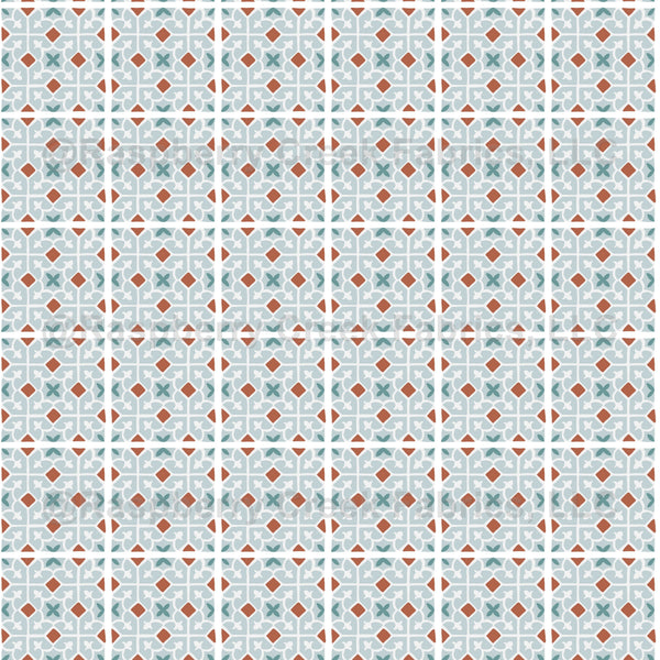 Grandma Tiles - light breeze | Mediterranean Summer - Raspberry Creek ...