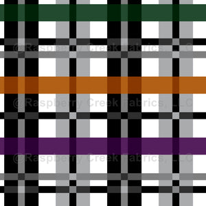 Halloween Harvest Plaid, A Fun Halloween Plaid in Orange, Green, Purpl ...