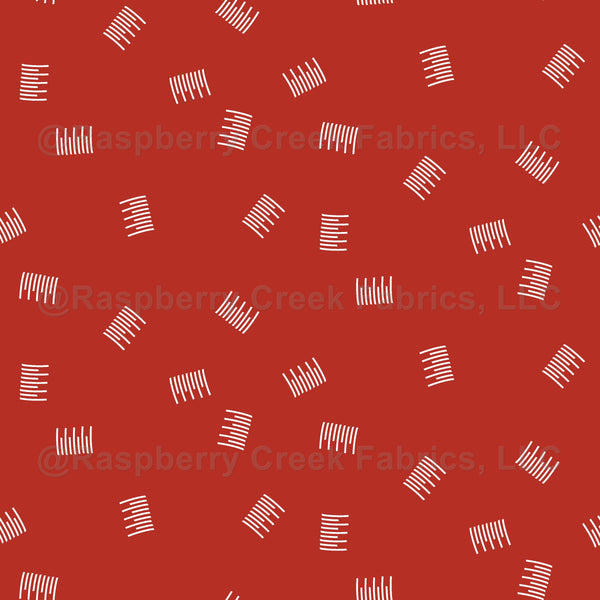 Graduated Lines - Blooming STEM Collection by Patternmint - Raspberry ...