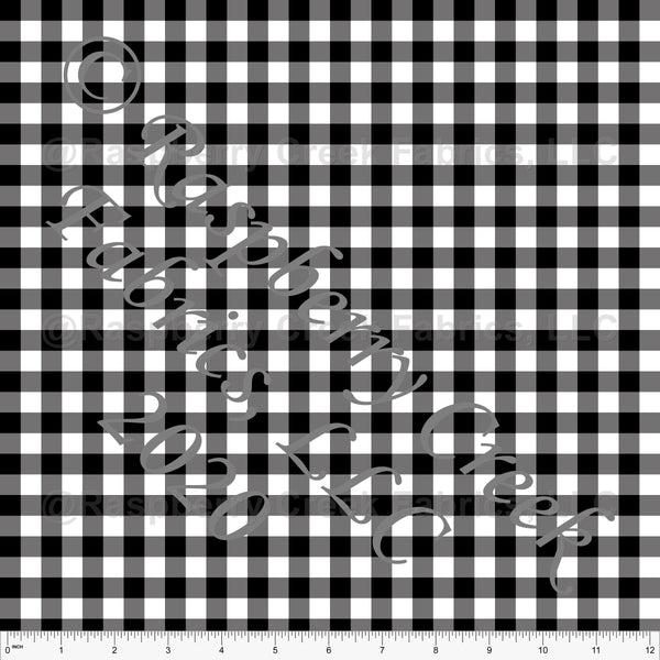Black and White Check Gingham, Club Fabrics exclusive at Raspberry - Raspberry Creek Fabrics