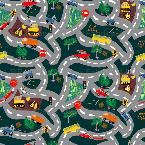 Boy Tagged "traffic signs" - Raspberry Creek Fabrics