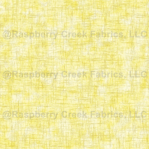 Sunny Yellow Mottled Woven Texture / Carnations Collection - Raspberry ...