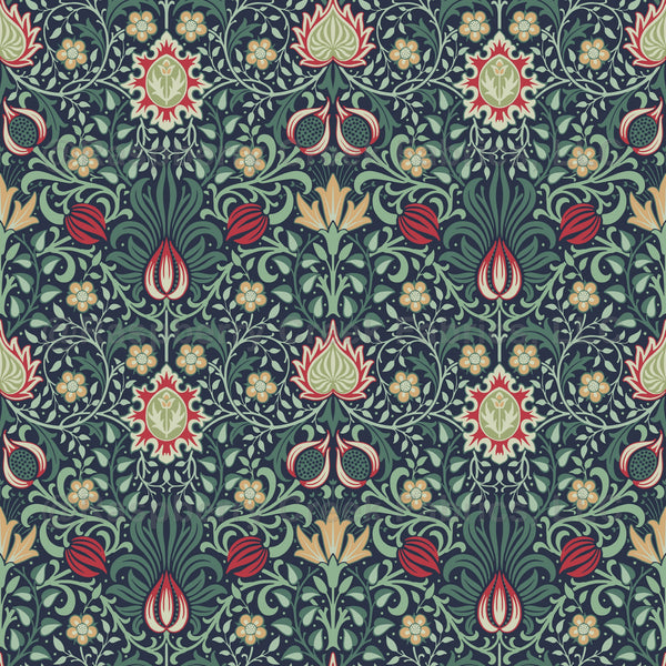 Wallpaper Damask Collection - Raspberry Creek Fabrics