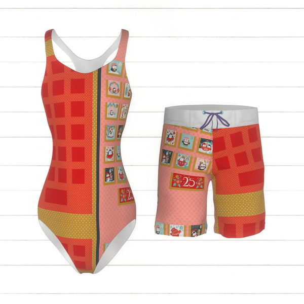 Christmas countdown advent calendar sewing project - Raspberry Creek ...