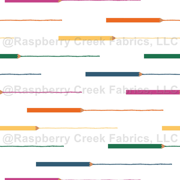 Project Art Studio: Colored Pencil Lines - Raspberry Creek Fabrics