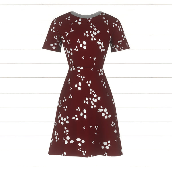Ditsy Splotches in Red (Holidays Colorway) - Seeing Spots Color-Blind ...
