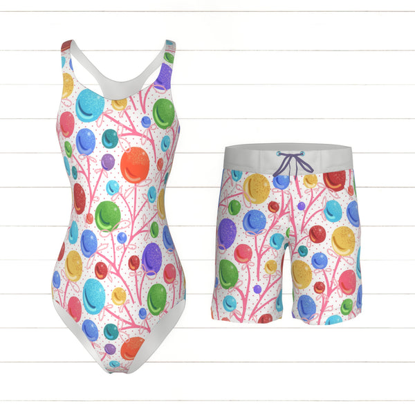 Bubblegum Tree Collection | Gum Balls | Multi on White - Raspberry ...