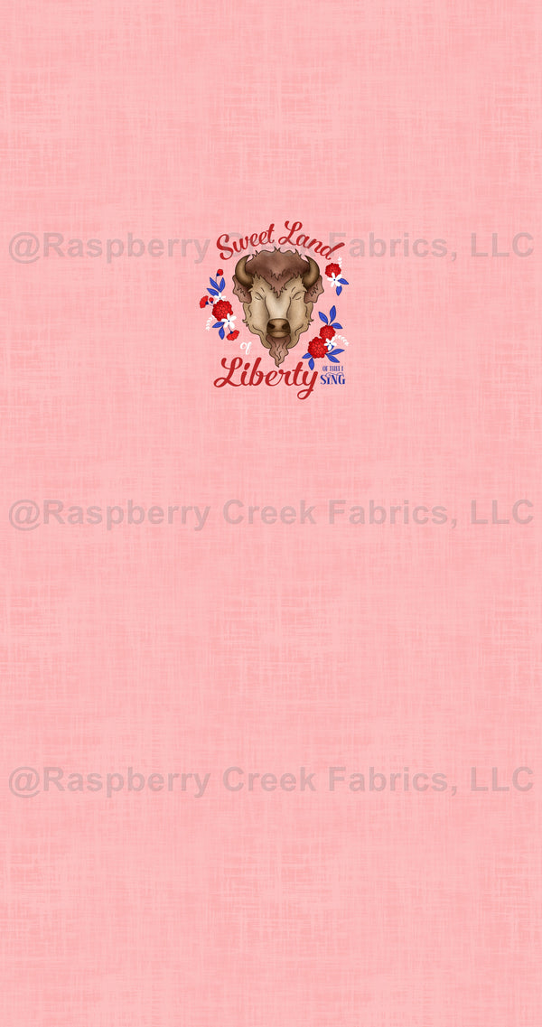 All American Cowboy Panel- Sweet Land of Liberty - Raspberry Creek Fabrics