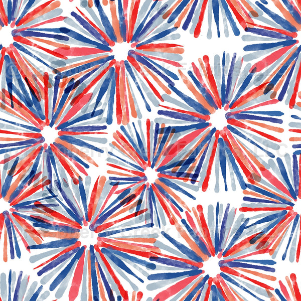 July 4th Fourth Fireworks Patriotic USA Independence Day - Raspberry ...