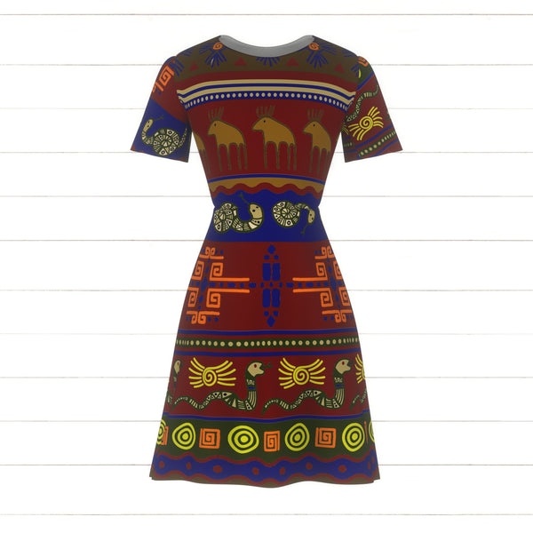 Tribal Collection: Native American striped design of the plains animal ...