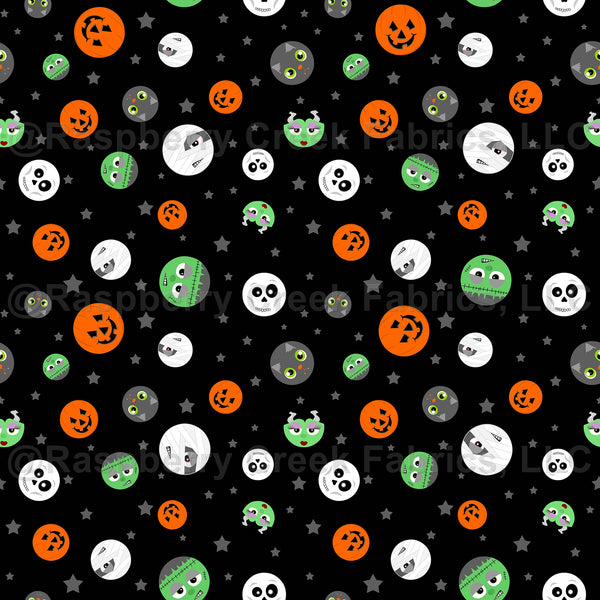 Halloween Polka Dot - Raspberry Creek Fabrics