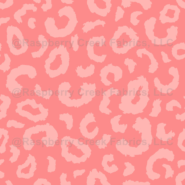 Large Pale Pink on pink tone on tone Leopard wallpaper - Raspberry ...