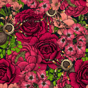 Tarantula garden - Raspberry Creek Fabrics