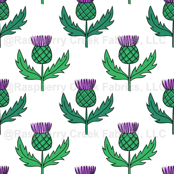 Scottish Thistle - Raspberry Creek Fabrics